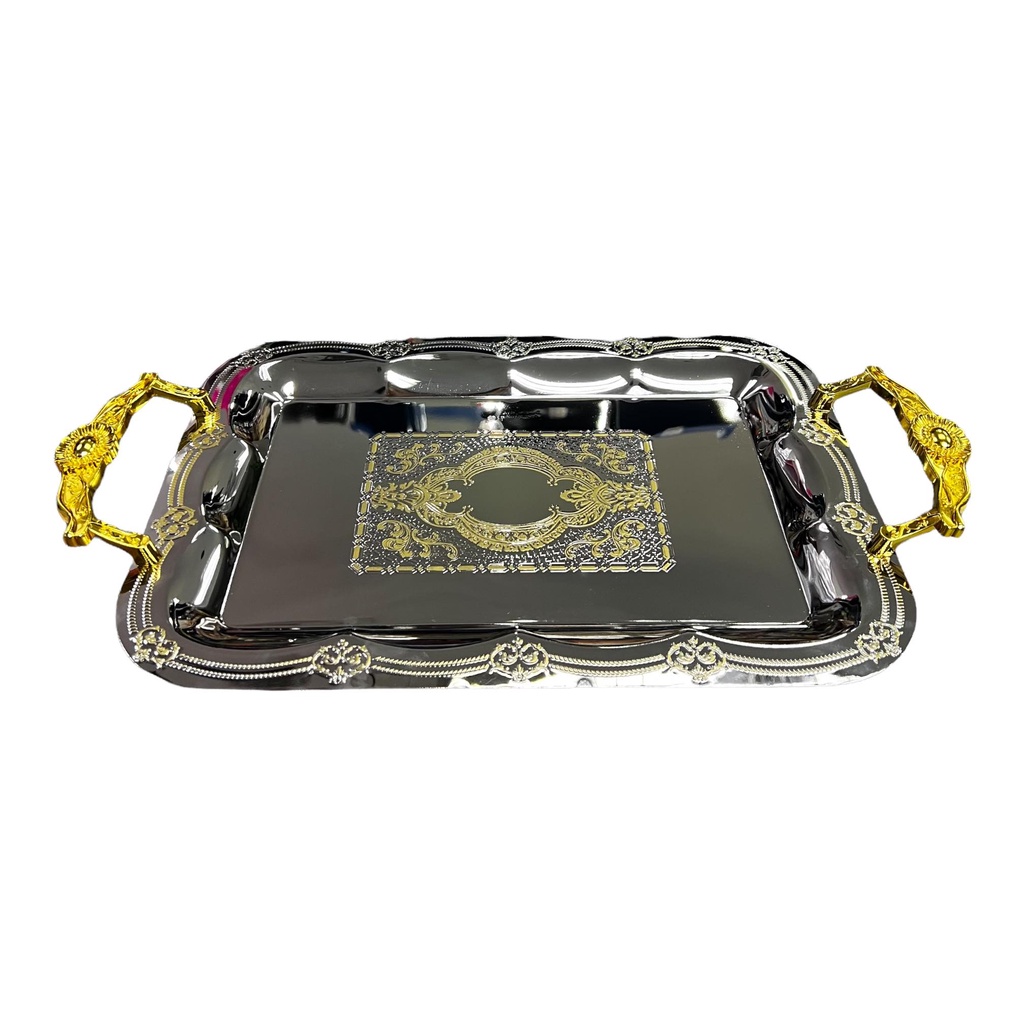 Silver Plated Tray, Dessert Tray, Cake Plate, Home Decoration / Wedding ...