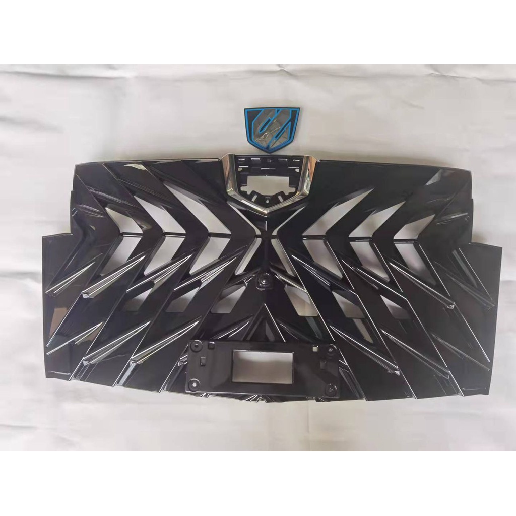 Toyota Alphard 2018 Front Grille Abs Goemon type Monster grille ...