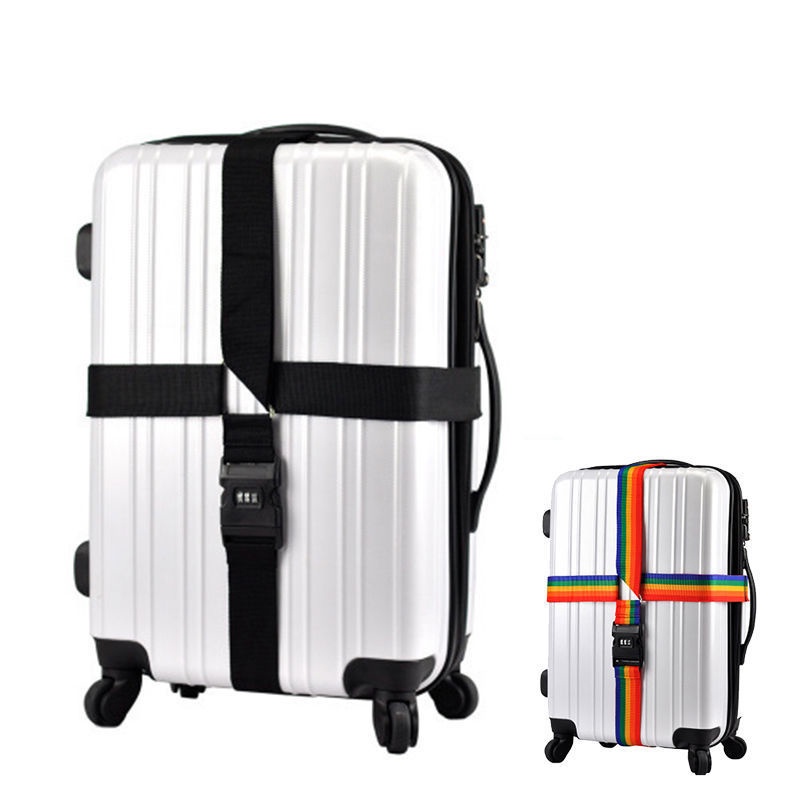 Multipurpose Luggage Straps Travel Suitcase Rope Cross Baggage Check-in ...