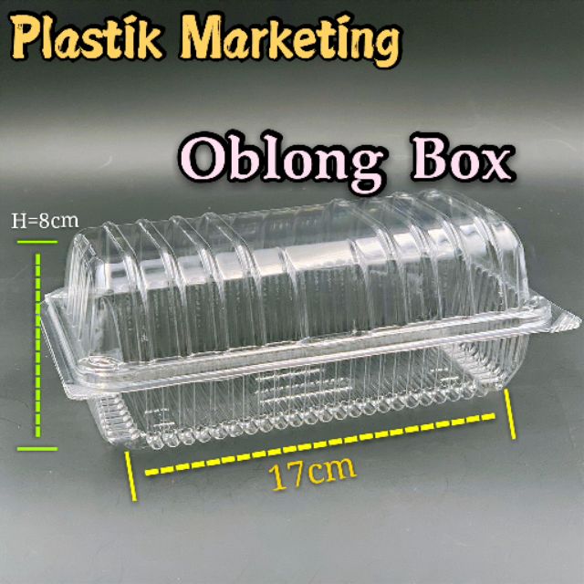 OPS H78L 50pcs/Go-78L 50pcs Plastic Tray with Lock ( 50pcs+-) / Oblong ...
