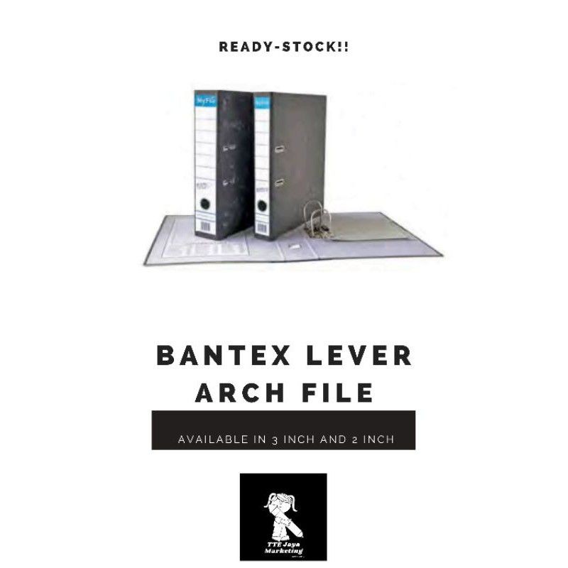 BANTEX MYFILE 3 INCH ARCH FILE (25 PCS PER CARTON) | Shopee Malaysia