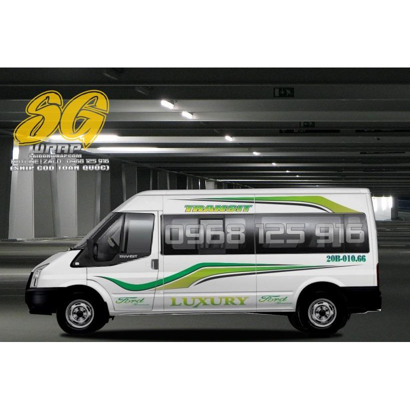 Ford Transit Luxury Green Sticker | Shopee Malaysia