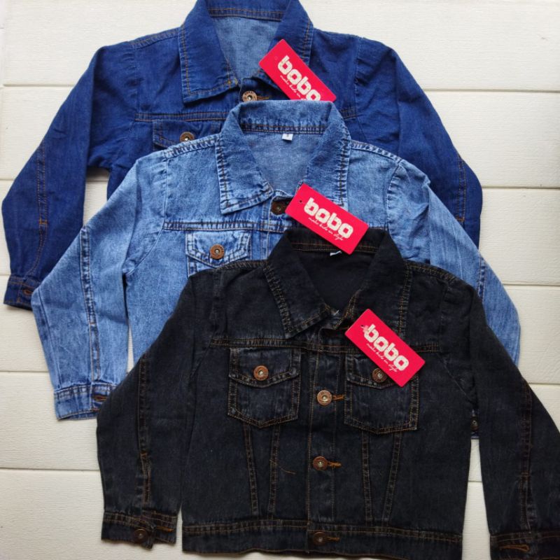 Bobo JEANS JACKET FOR BOYS OR GIRLS 3 - 6 YEARS | Shopee Malaysia