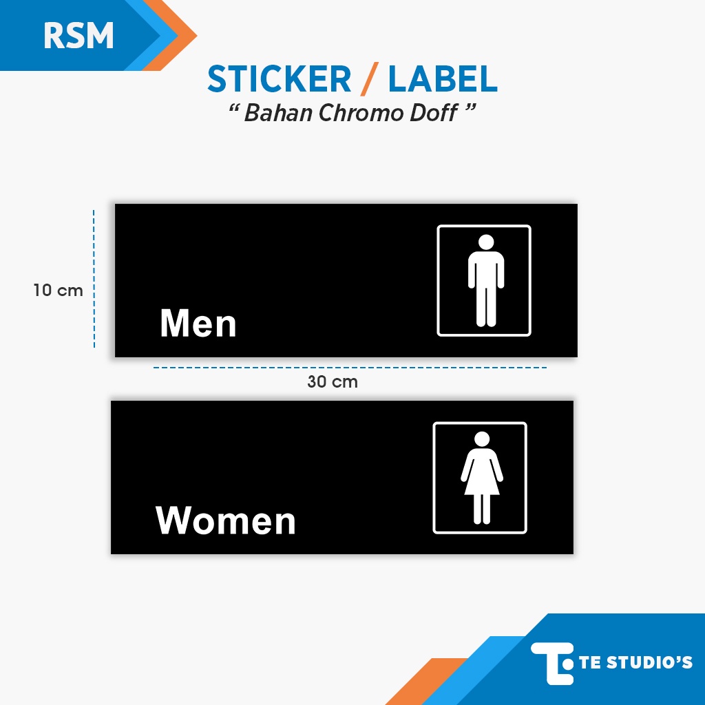 Sticker Men And Women Toilet Sticker Restroom Wash Hand Sign Sign Sign ...