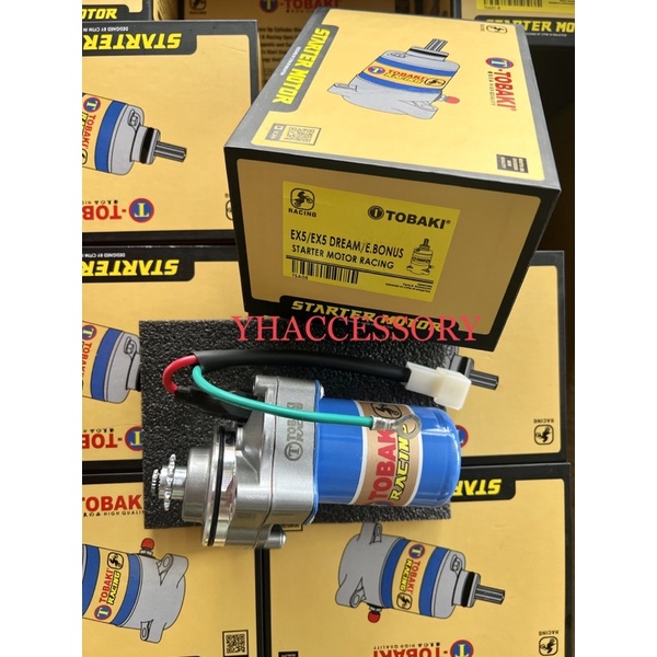 starter motor big jenama tobaki racing Y15zr/RS150/EX5/EX5DREAM/EBONUS ...