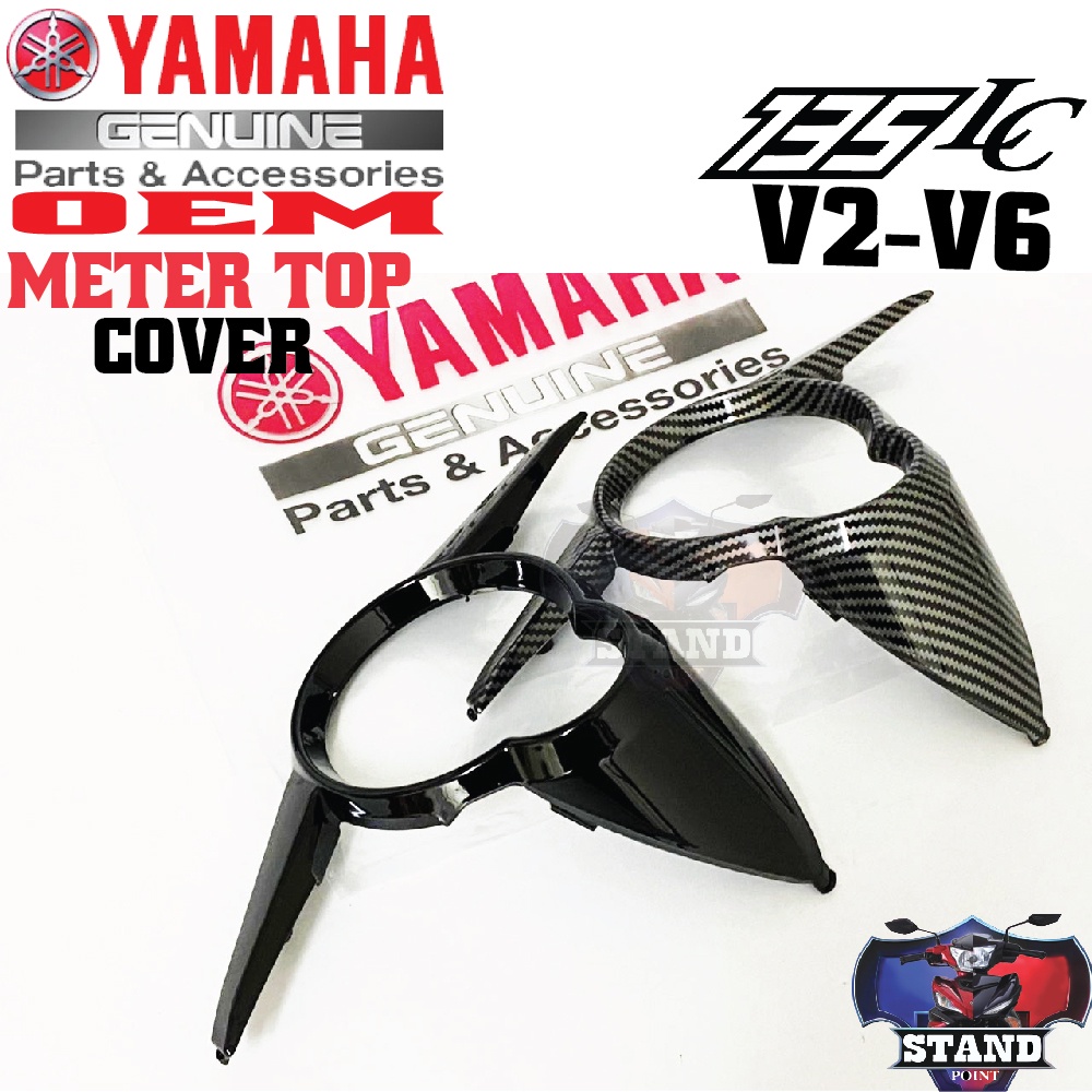 YAMAHA METER COVER METER TOP COVER YAMAHA LC135 NEW LC135 V2 V3 V4 V5 V6 TOP CAP CARBON COLOUR ...
