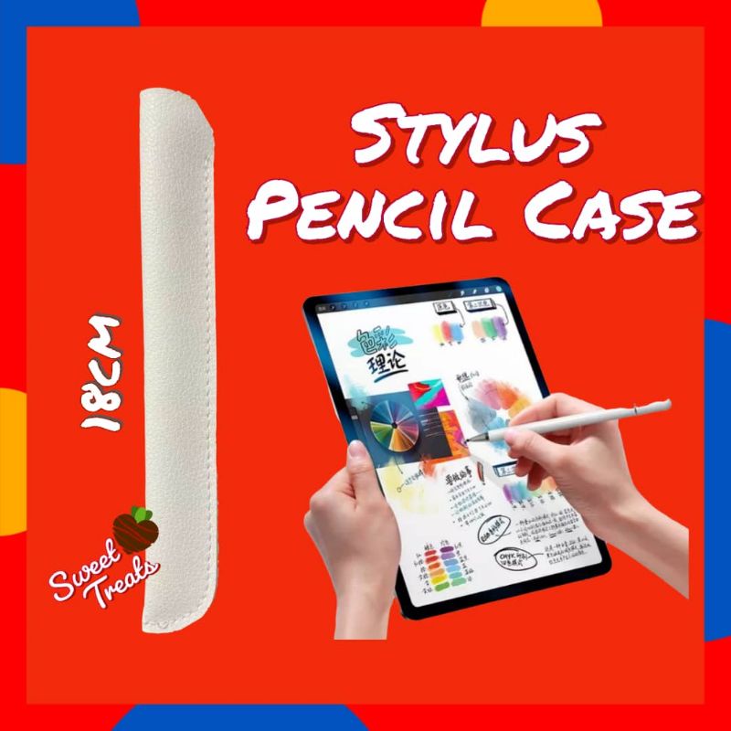 𝗔𝗨𝗗𝗕𝗢𝗫 𝗦𝗧𝗬𝗟𝗨𝗦 𝗖𝗔𝗦𝗘 Pencil Holder PU Leather Touch Screen Pen Holder ...