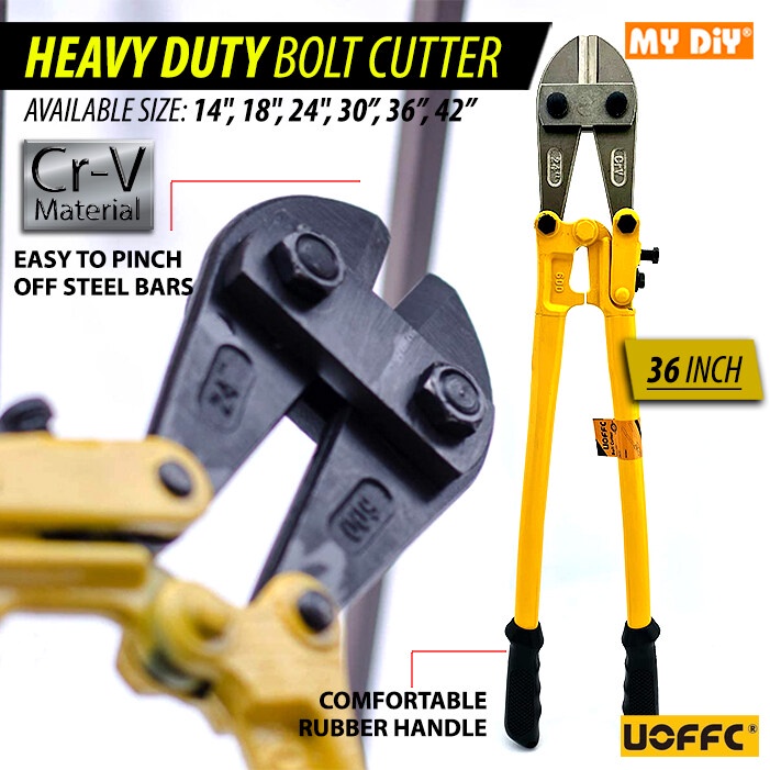 MYDIYHOMEDEPOT - CRV Bolt Cutter UOFFC Heavy Duty Bolt Cutter Metal ...