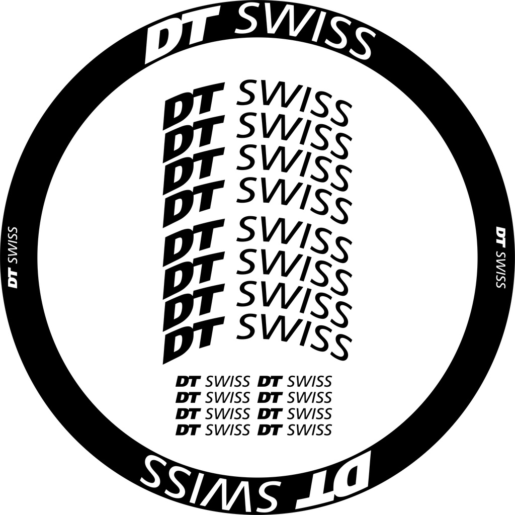 Rim Sticker DT SWISS v2 Sticker Cutting Decal Folding Bike 20" 16 ...