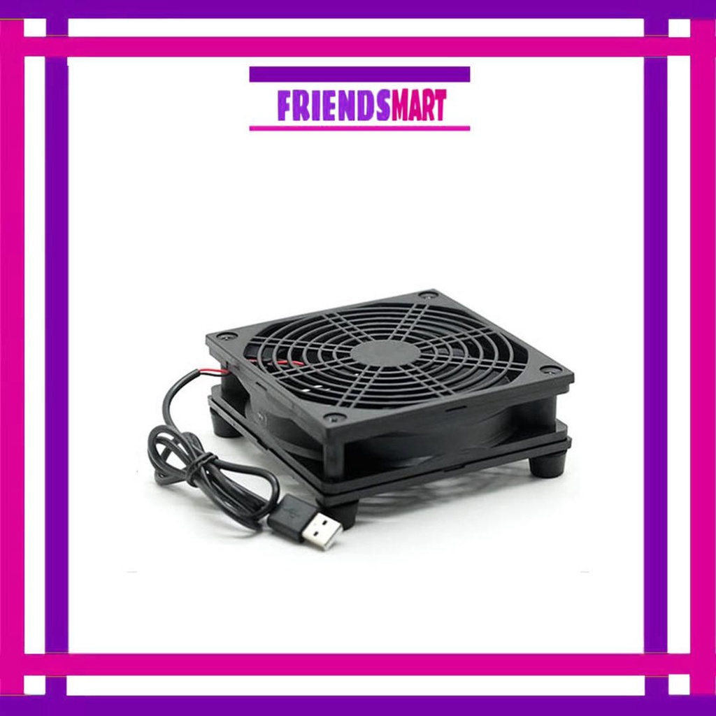 🔥READY STOCK🔥1200RPM Powerful WiFi Router Cooling Fan Modem TV Box ...