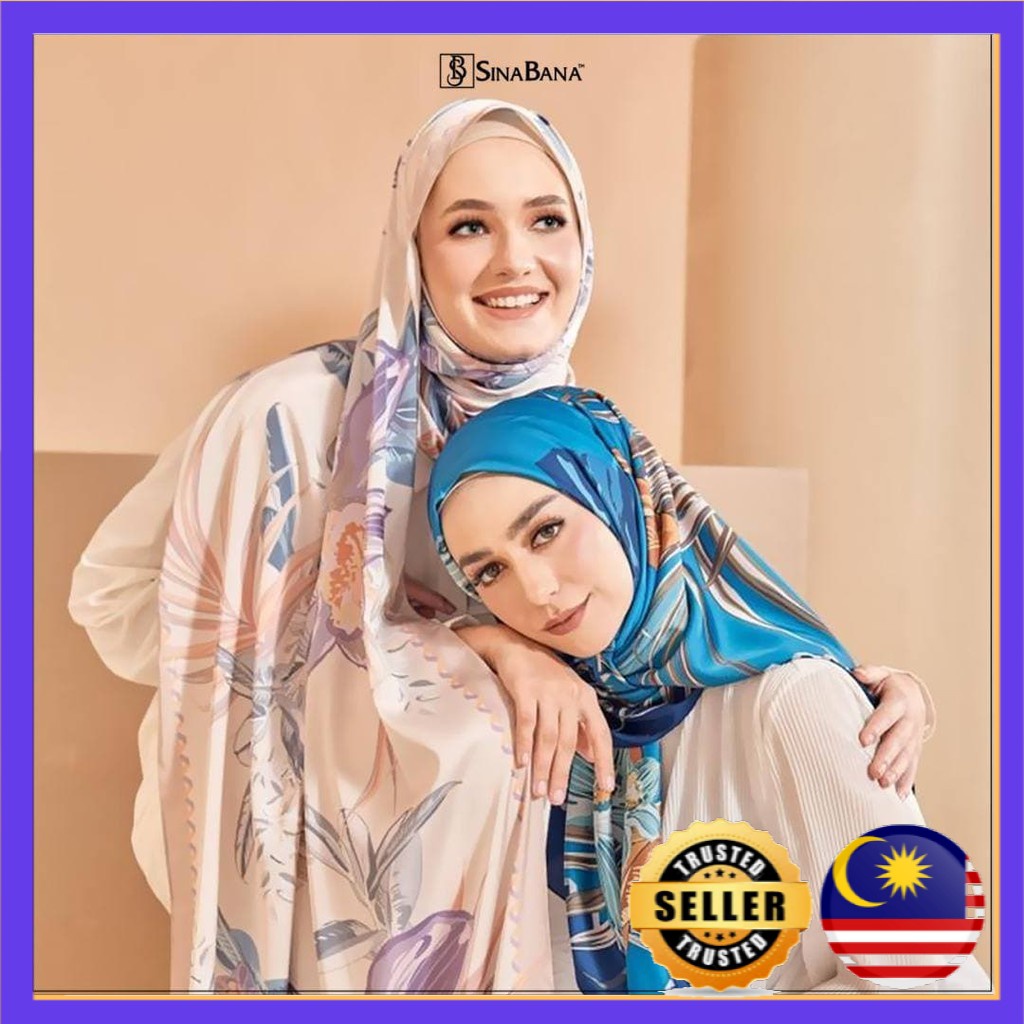 Tudung Selendang Tudung Bawal Sinabana Hijab Instant Shawl Bawal ...