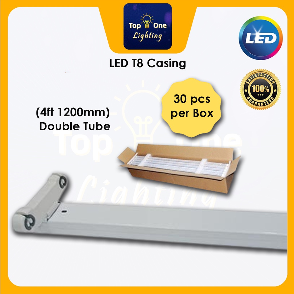 [BOX SET] LED T8 Casing LED T8 Fitting T8 LED Tube LED Single Casing 2ft 4ft 2 feet 4 feet ...