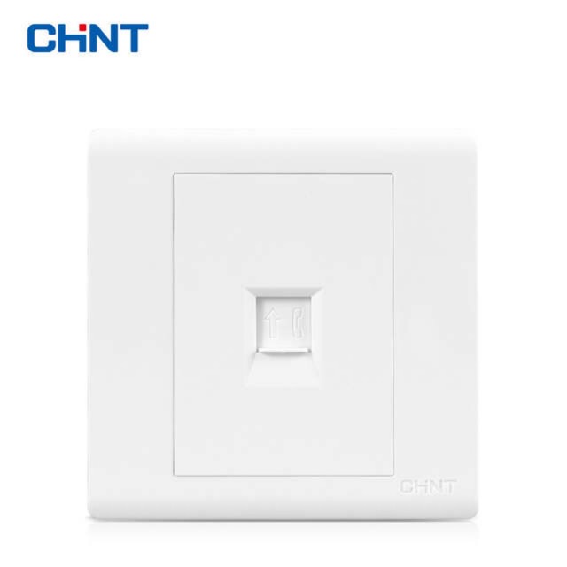 CHINT NEW7D Wall Switch Socket Telephone Socket Panel Telephone Socket ...
