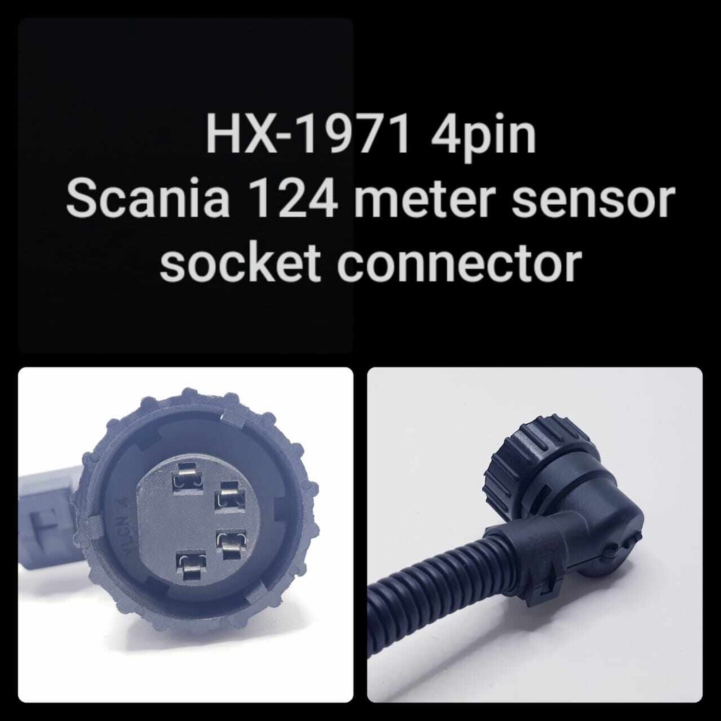 HX-1971 4pin Scania 124 meter sensor socket connector | Shopee Malaysia