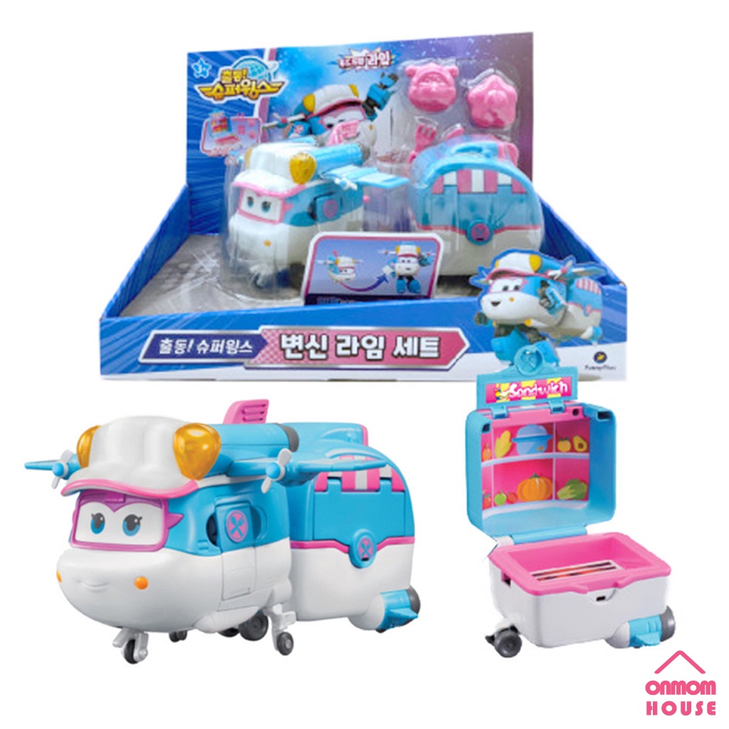 Super Wings Season 6 Transformer TINO TONY LIME Robot Figure Korean Toy ...