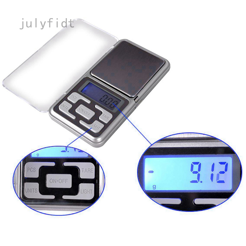 500g/0.1g Mini Scale Timbang Digital Pocket Mini LCD Electronic LCD ...