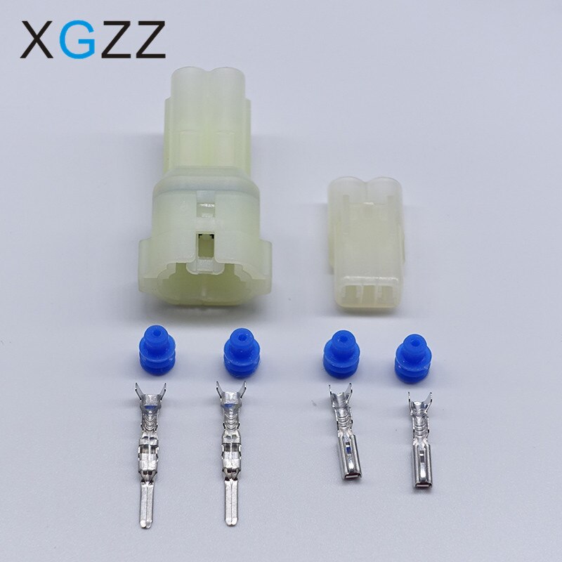 6187-2801 Waterproof Car Connector 2P Bit Hole Core Male Female Plug ...