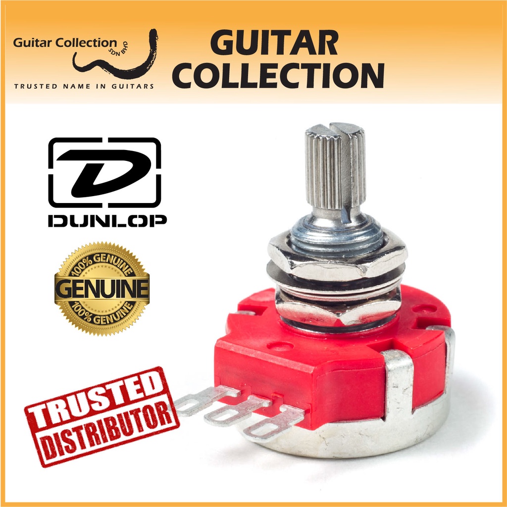 Jim Dunlop DSP500K Super Pot | 500K Ohm Split Shaft Audio Taper ...