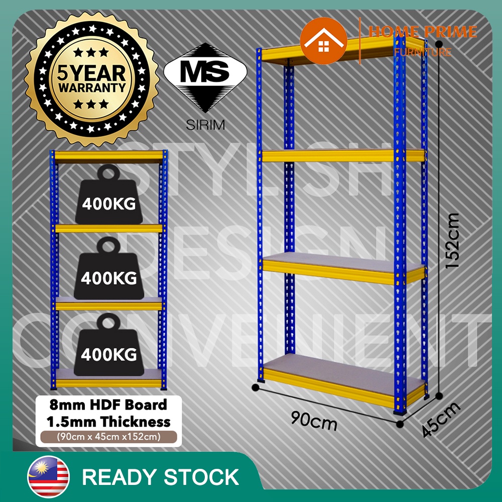 (BUATAN MALAYSIA) Home Prime HP032 Rak Penyimpanan Rak Tanpa Bolt Tugas ...