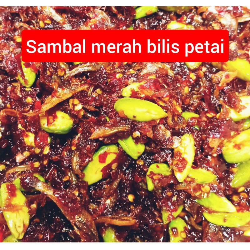 🔥Sambal merah bilis petai 110gram🔥 | Shopee Malaysia