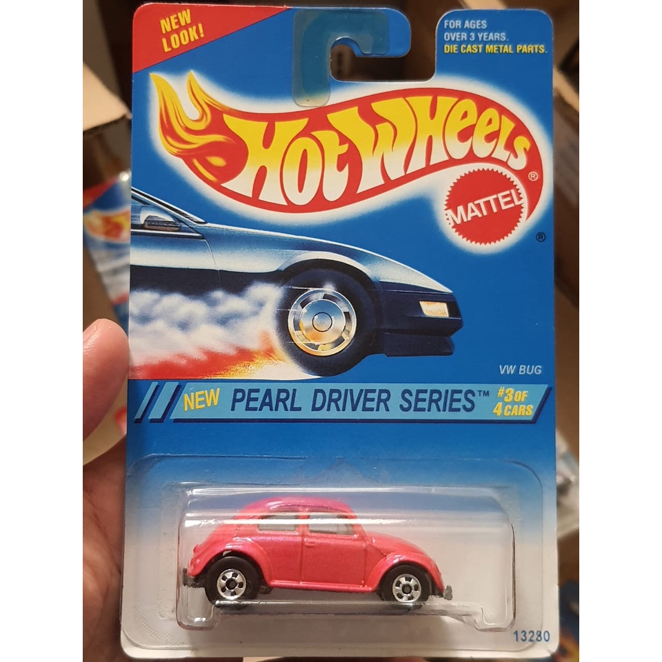 Hot Wheels Pearl Driver Series VW Bug Pink 5 Spoke Rim (Normal/Var ...