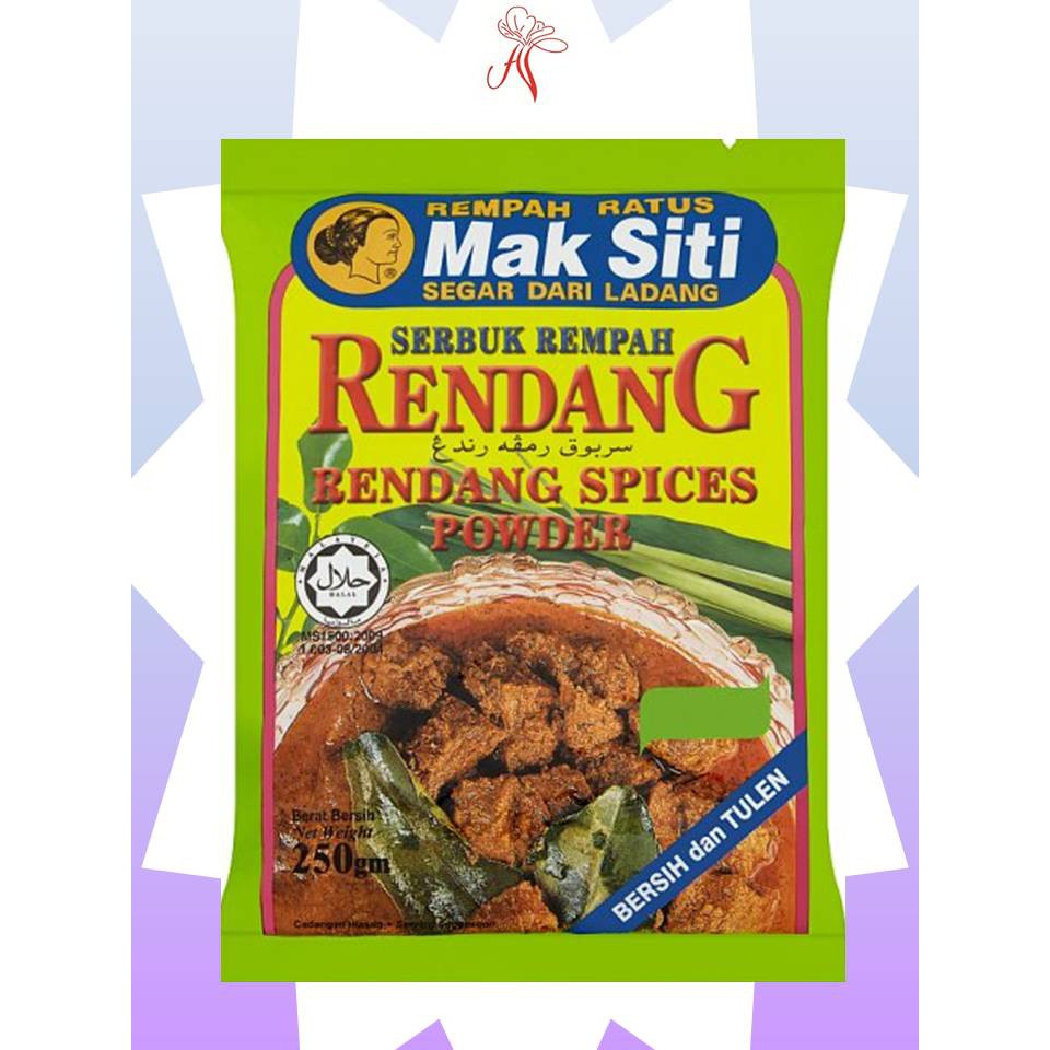 Mak Siti Serbuk Rempah Rendang 250G | Shopee Malaysia