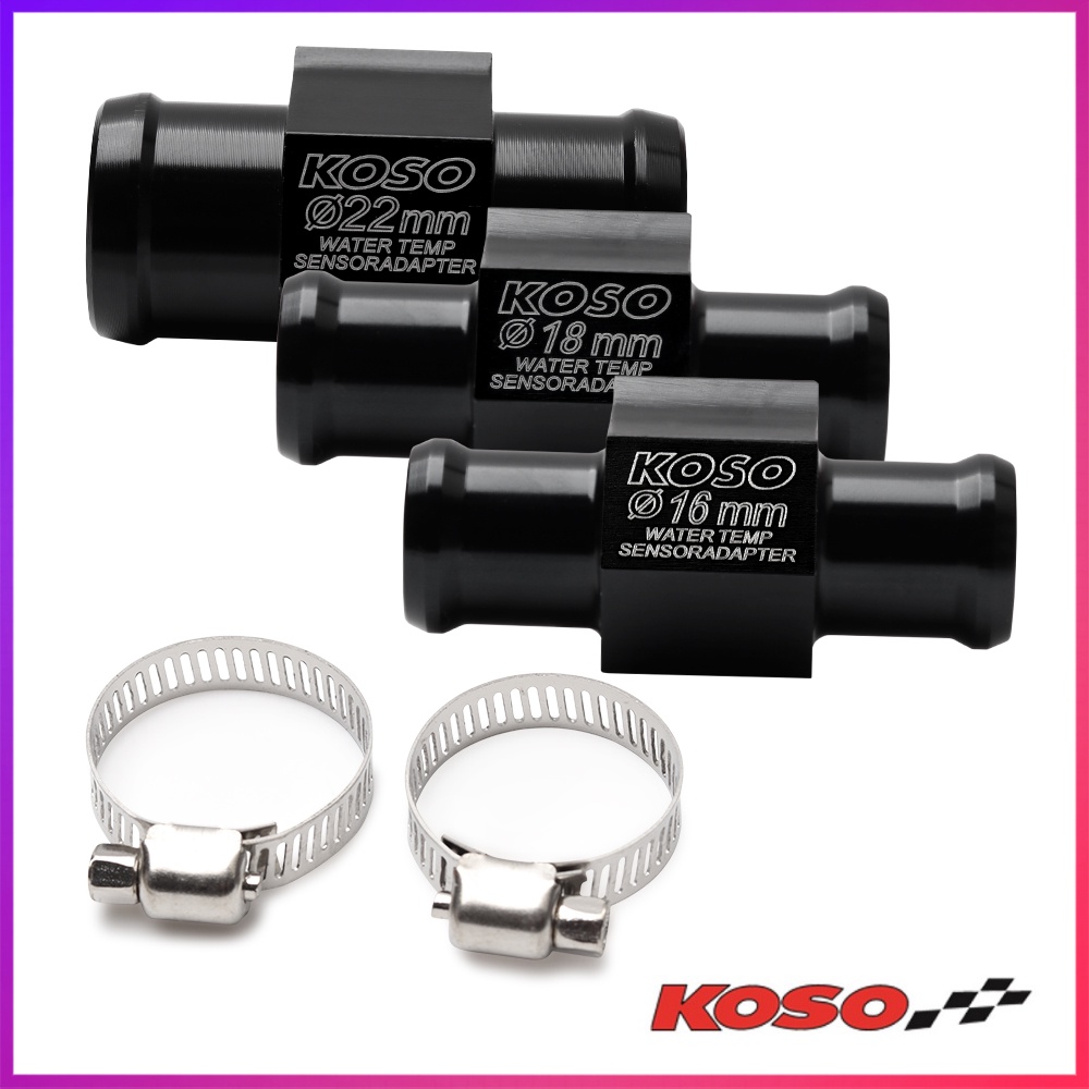 Motorcycle KOSO Water Temperature Sensor Adaptor 16mm 18mm 22mm ...