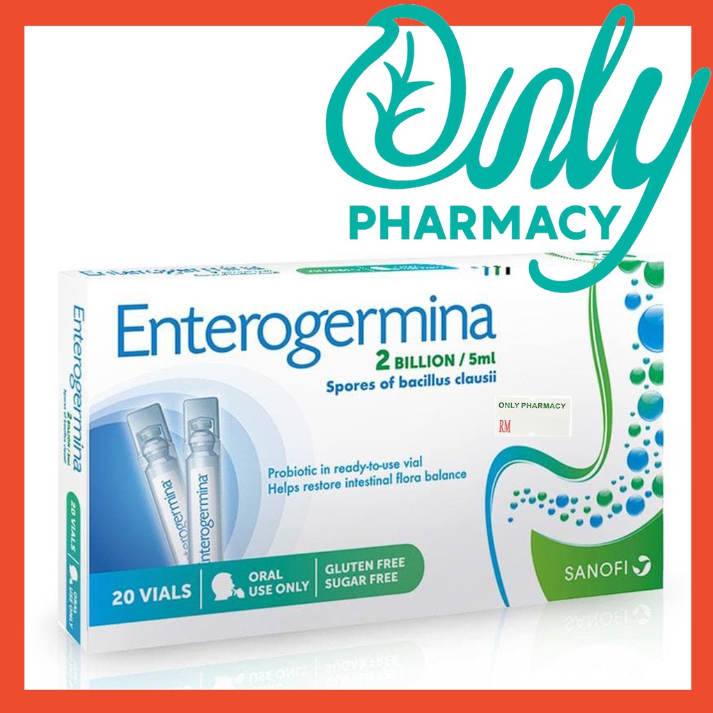1 TUBE ENTEROGERMINA Liquid Probiotic 2BILLION/5ML ORAL SUSPENSION 1 ...