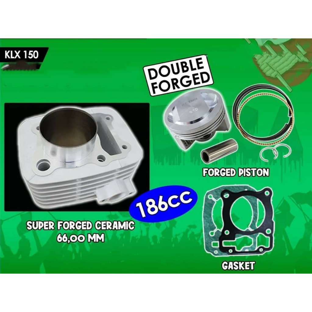 ( 63mm & 66mm & 68mm ) KLX KLX150 KLX150BF BRT RACING BLOCK RACING ...