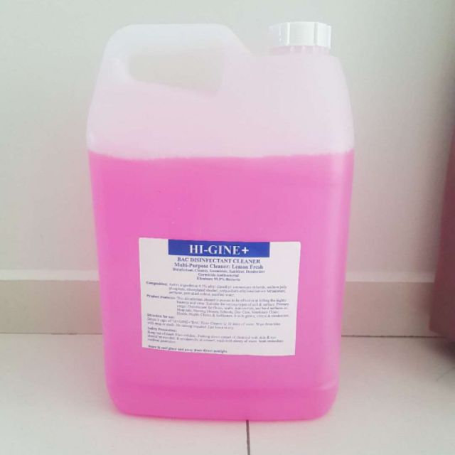 BAC disinfectant cleaner (Lemon fresh) | Shopee Malaysia