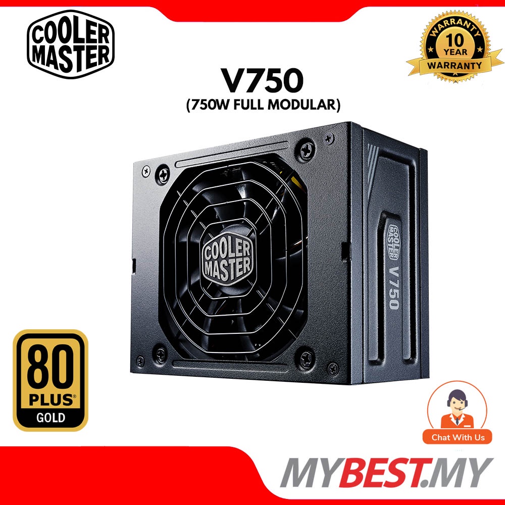 Cooler Master V650/V750/850 Gold SFX PSU, SEMI-FANLESS FULL-MODULAR 80 ...