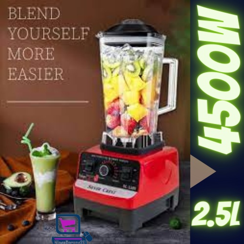 SILVER CREST Blender Heavy Duty 5000W 2.5L High-Power Food processor ...