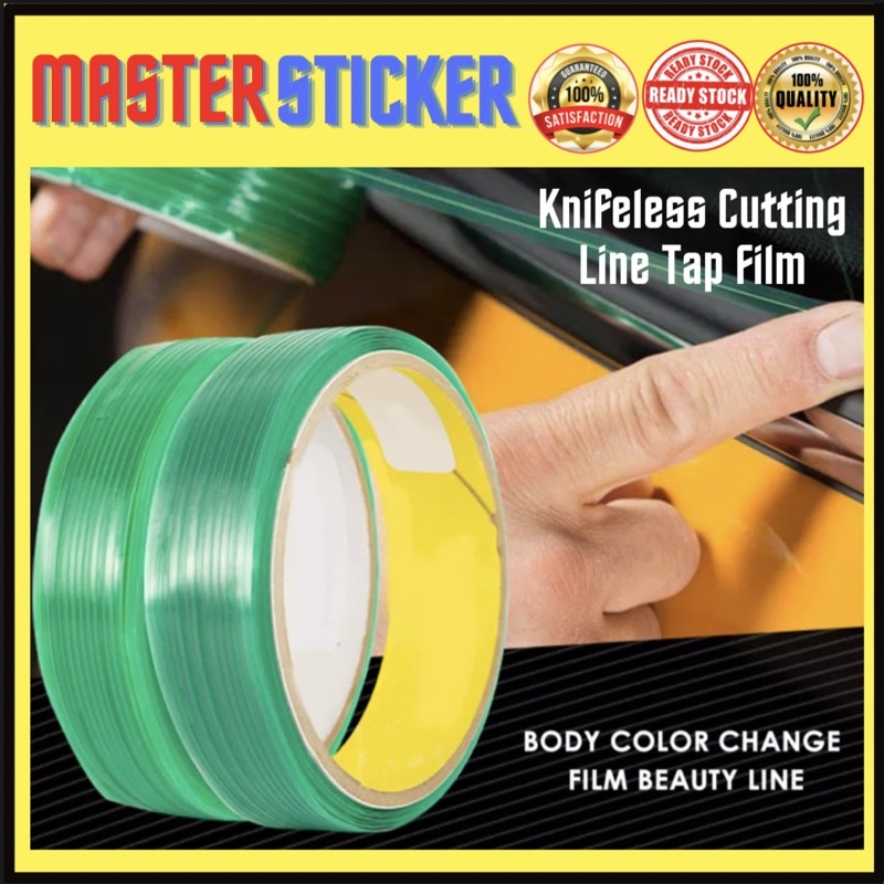 5M Knifeless Cutting Design Line Tape Film For Wrap Sticker Squeegee ...