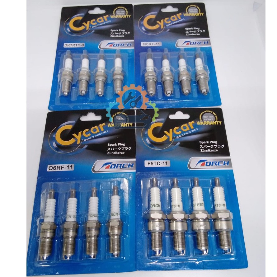 100% ORIGINAL CYCAR TORCH SPARK PLUG MYVI 08Y/ALZA 1.5/WIRA/WAJA 1.6 ...