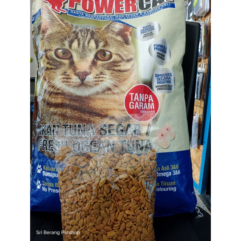 Power Cat Makanan Kucing 1kg (REPACK) | Shopee Malaysia