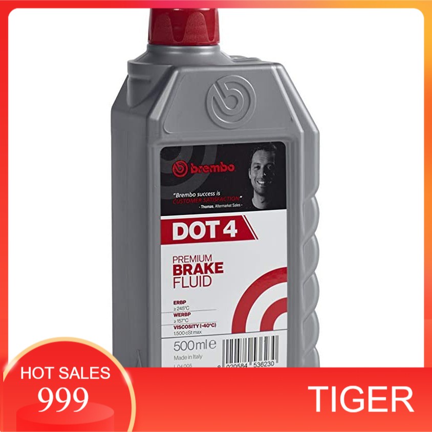 Brembo Brake Oil Dot 4 100% Original Genuine 1L 1Liter 1000ML Minyak ...