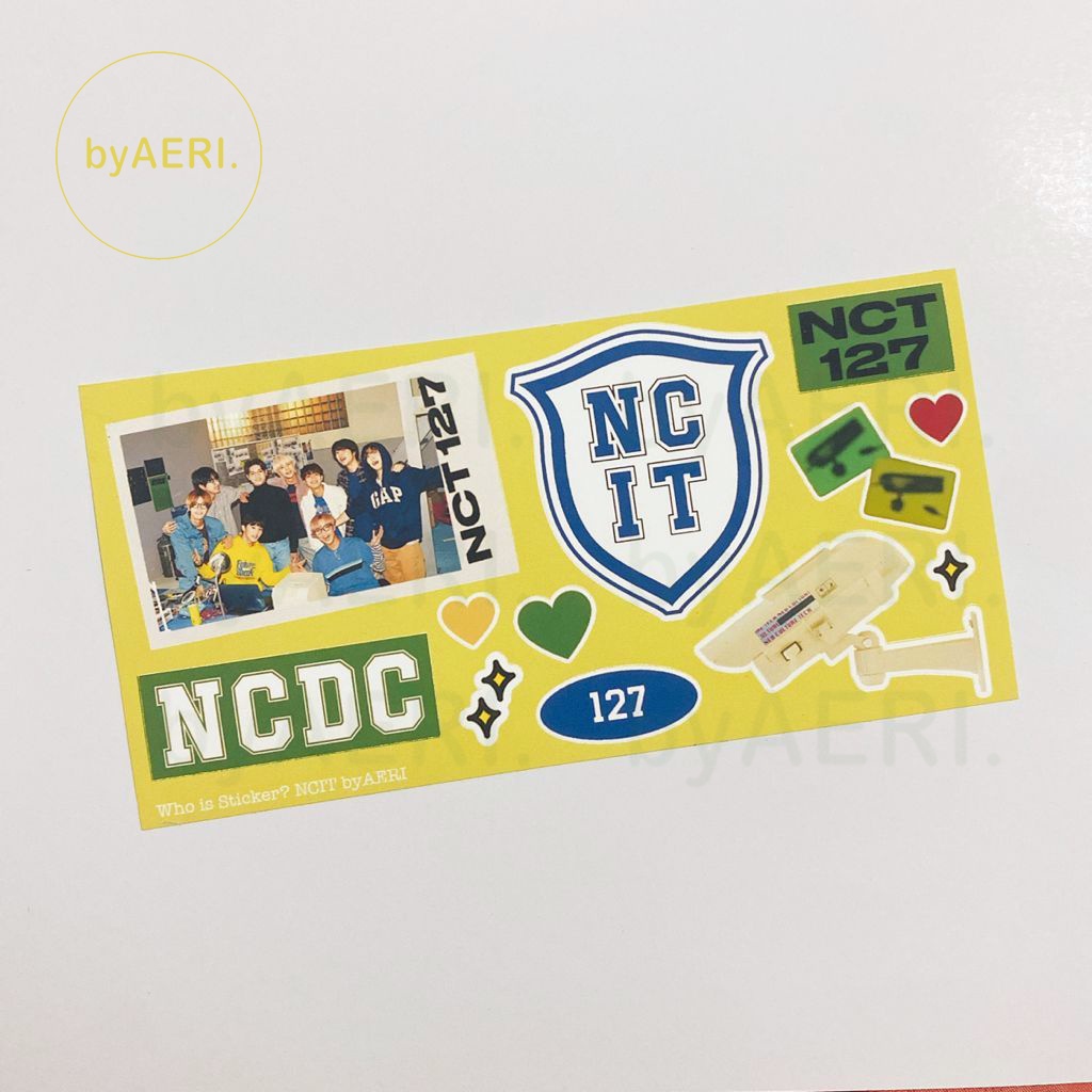 Ncit NCT 127 STICKER (NCDC Neo Culture Institute of Technology Stickers ...