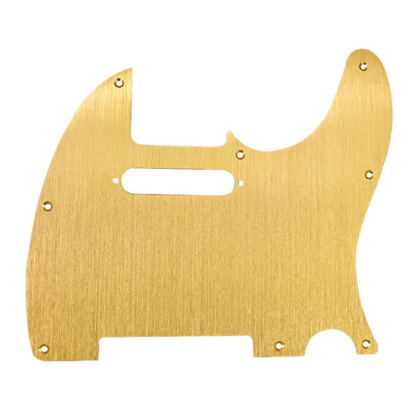 Golden 8 Hole Tele Guitar Pickguard Metal Pick Guard for Telecaster ...