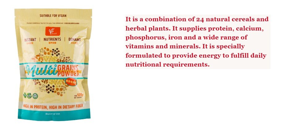 Fitwell MULTI GRAINS POWDER 500 g | Shopee Malaysia