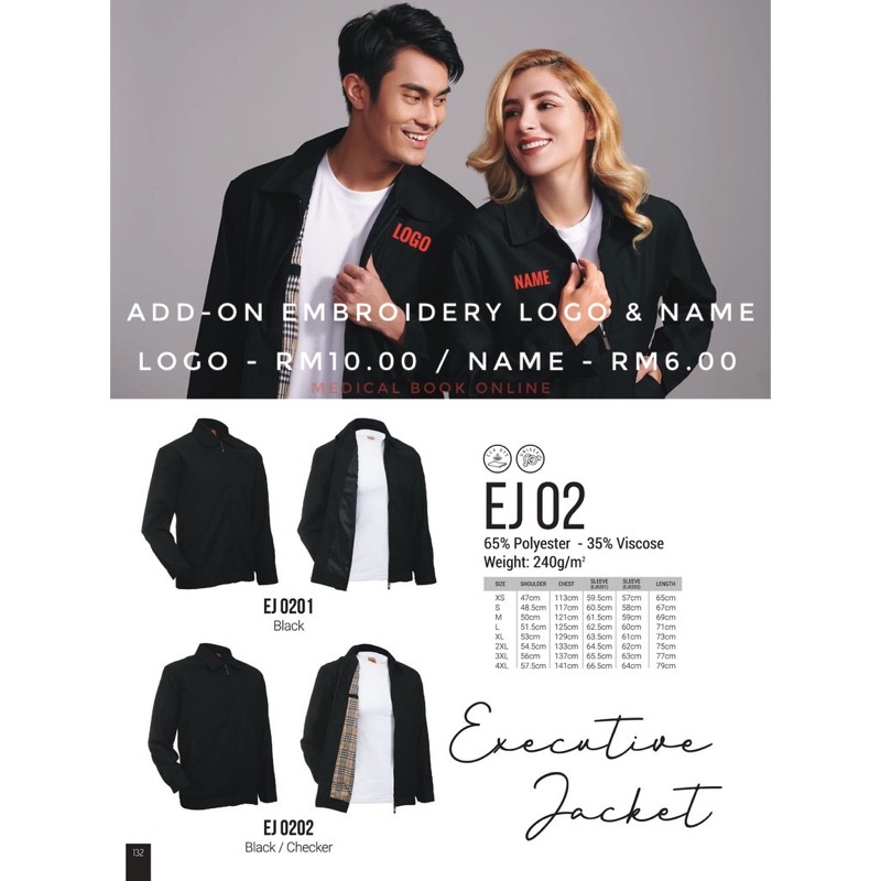 Corporate Jacket / Executive Jacket | Shopee Malaysia