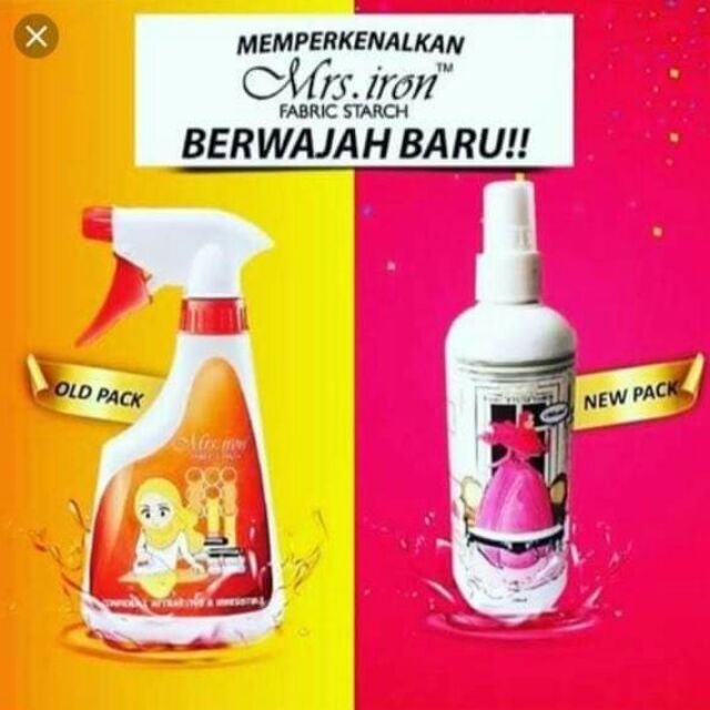 Mrs iron spray pengeras tudung | Shopee Malaysia