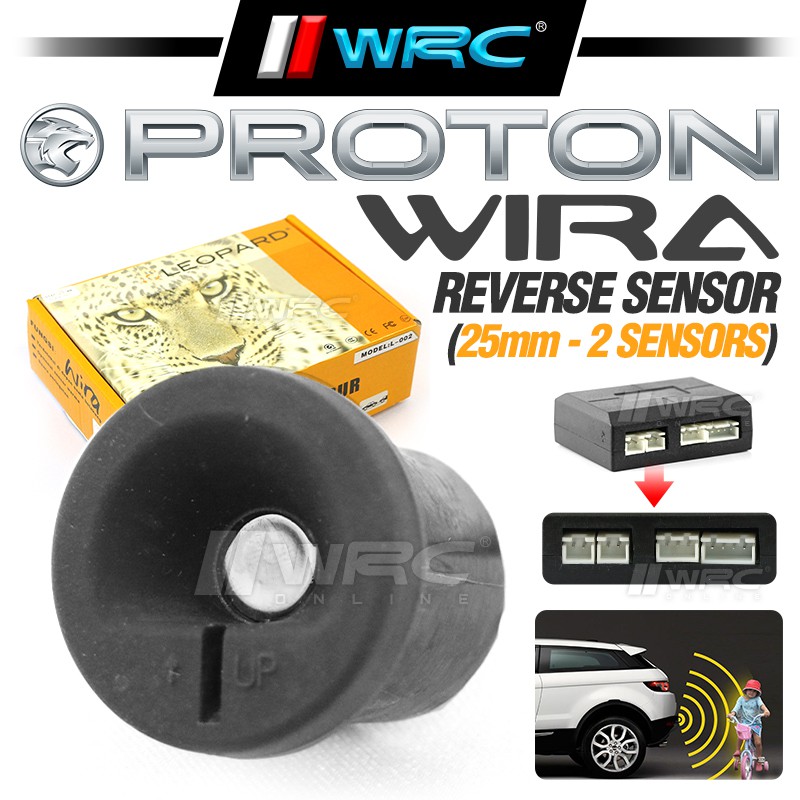 Proton Wira Parking Reverse Sensor 2 Eyes (Black) (25mm) | Shopee Malaysia