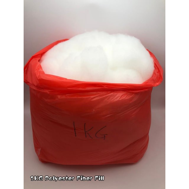 1KG Polyester Fiber Fill Industrial Preference Quality Kapas Fiber ...