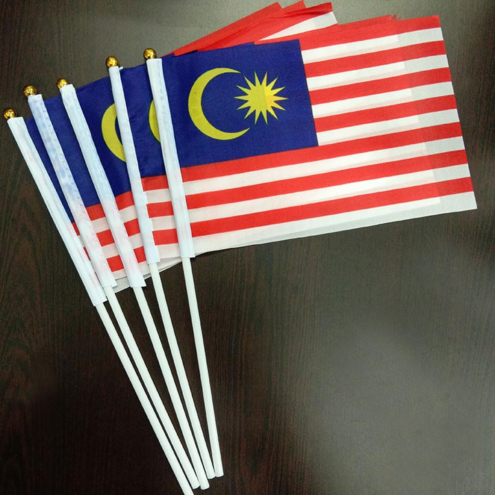 Merdeka Day Malaysia Hand Hold Flag, Hand Held Flag, Hand Flag, Bendera ...