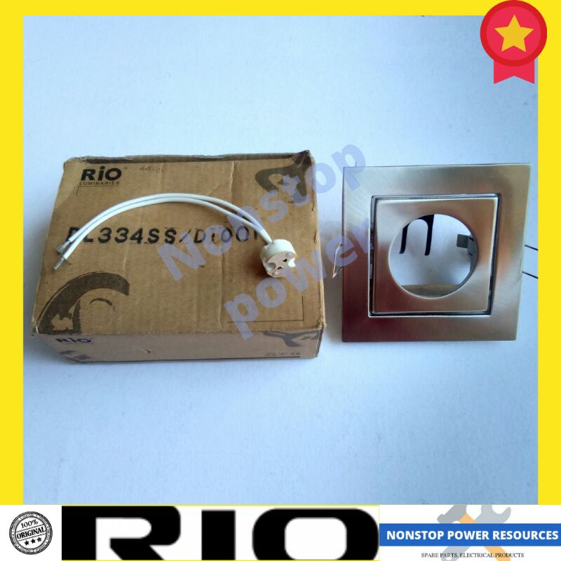 *Original* RIO 4"x 4" Stainless Steel Square Recessed Down Light ...