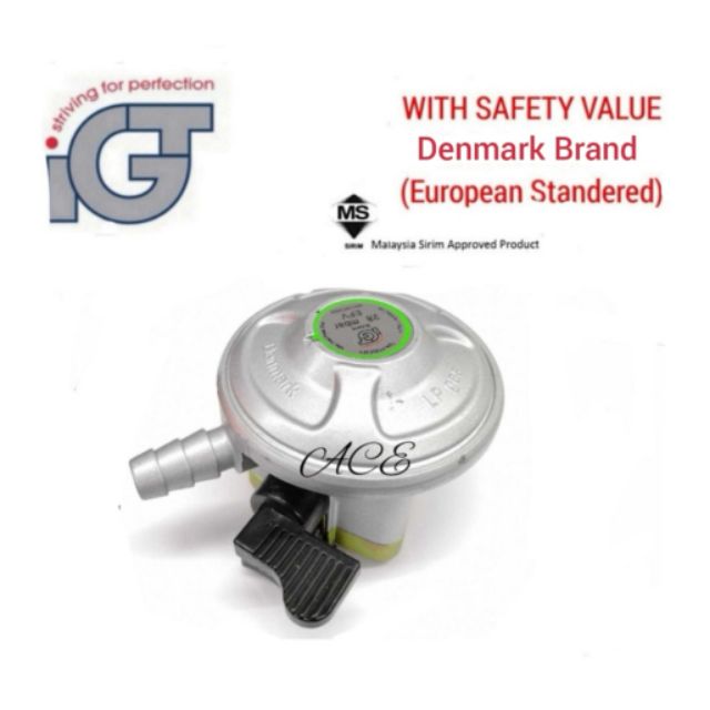 IGT Type A120IEFV Gas Regulator for LPG W/EFV With SAFETY VALUE ...