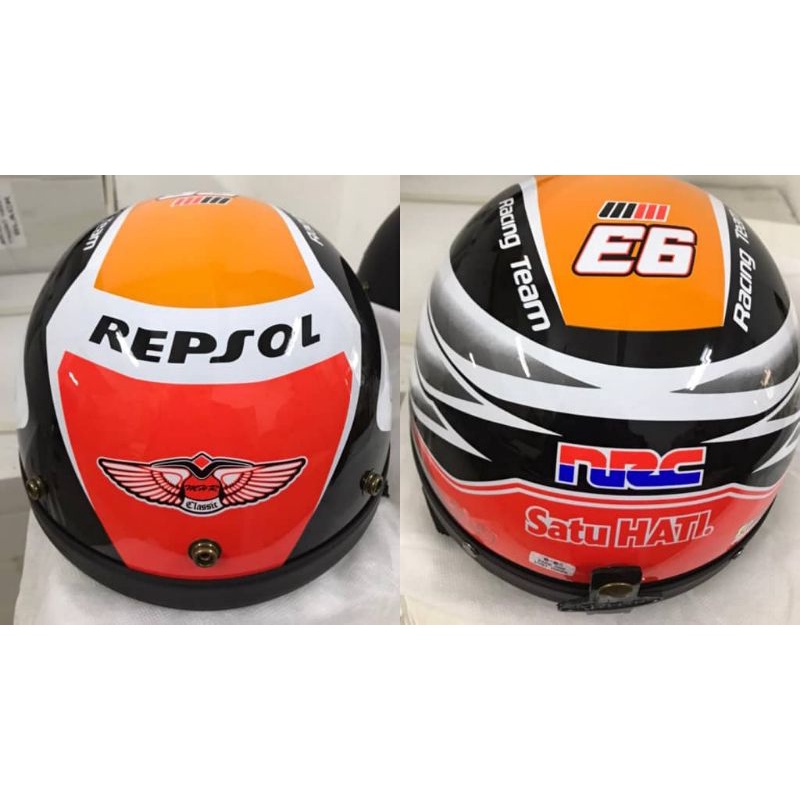 Original MHR III Helmet Half Special Edition Vale Shark Turtle Movistar ...