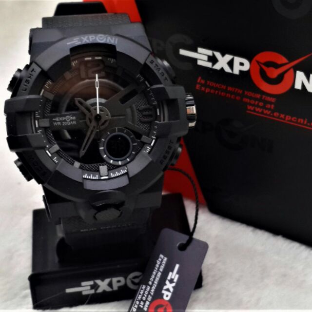 All Black Exponi Men's Watch | Shopee Malaysia