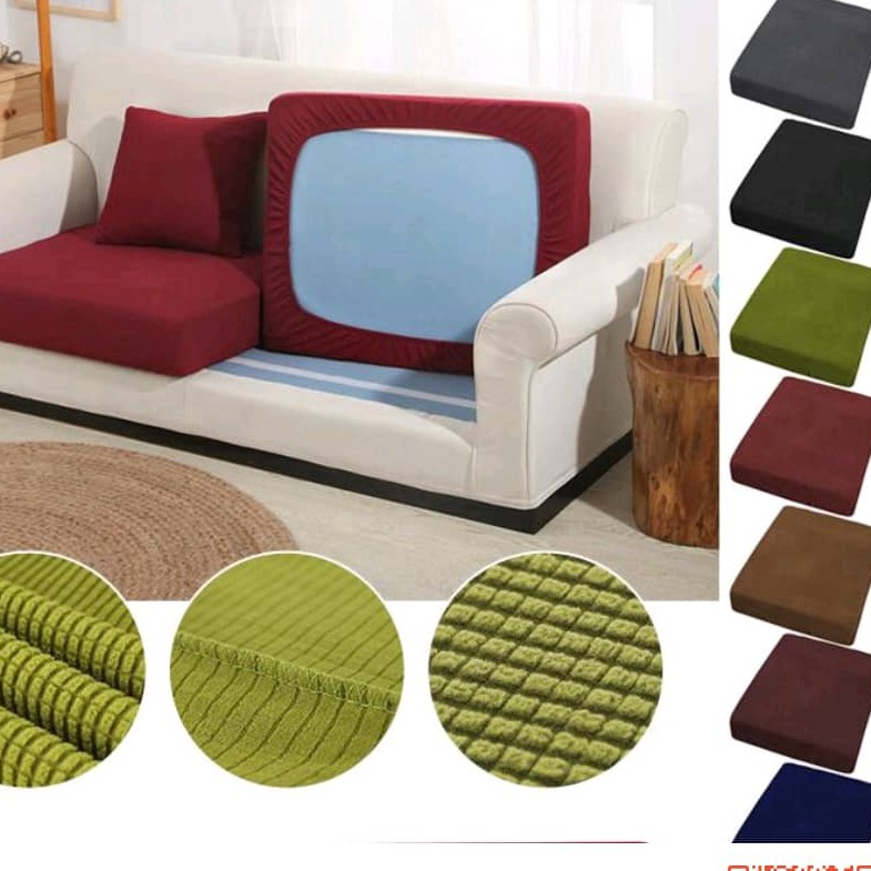 🏆[Gred A Malaysia Ready Stock] 💖Sofa Cover Slipcovers Protector Fabric ...
