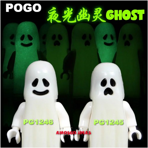 POGO Ghost Minifigure PG1245/PG1246 | Shopee Malaysia